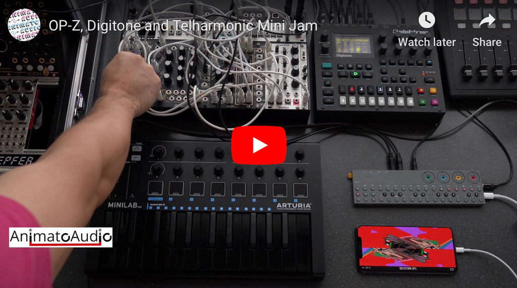 OP-Z, Digitone and Telharmonic Mini Jam – Animato Audio