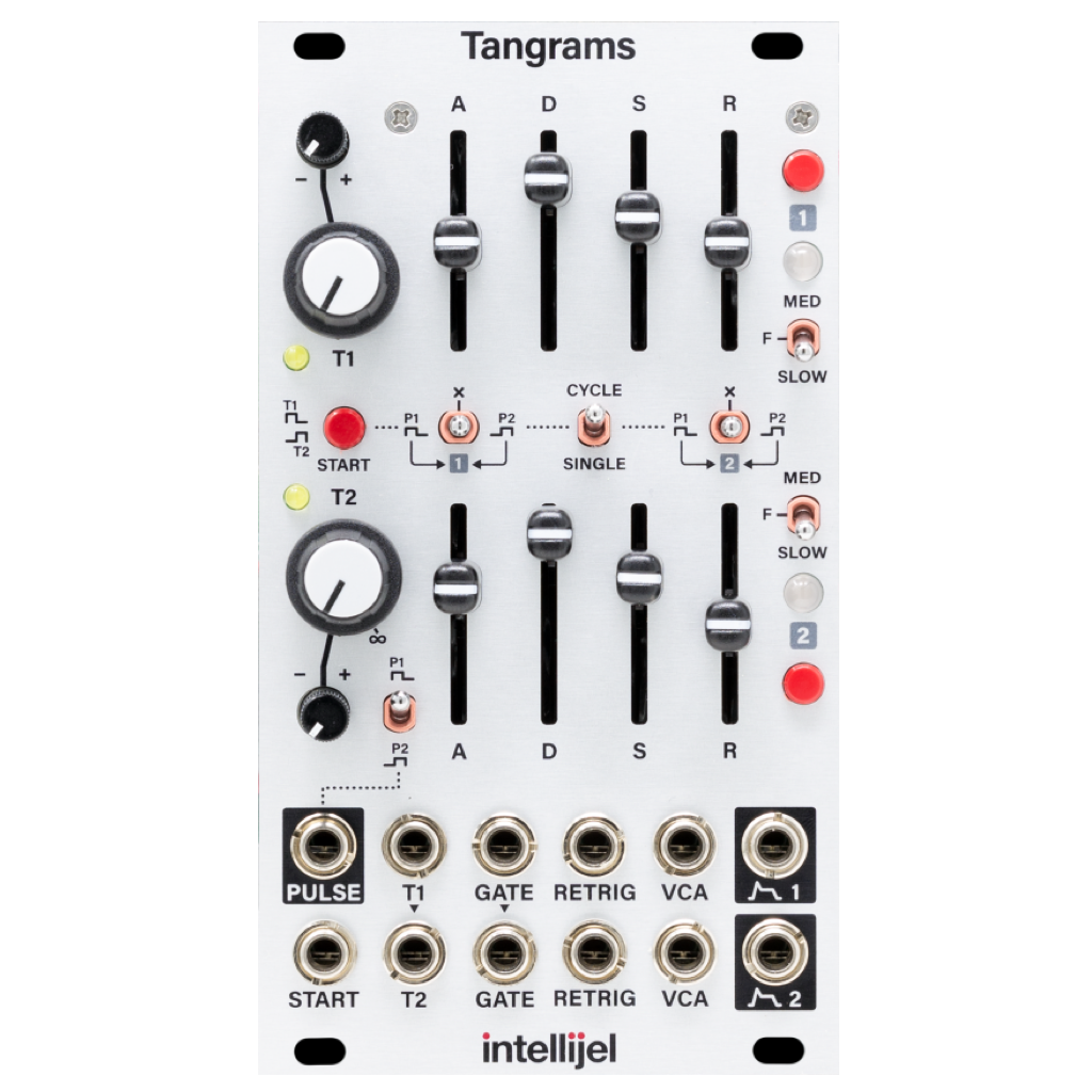 Tangrams dual ADSR/VCA – Animato Audio