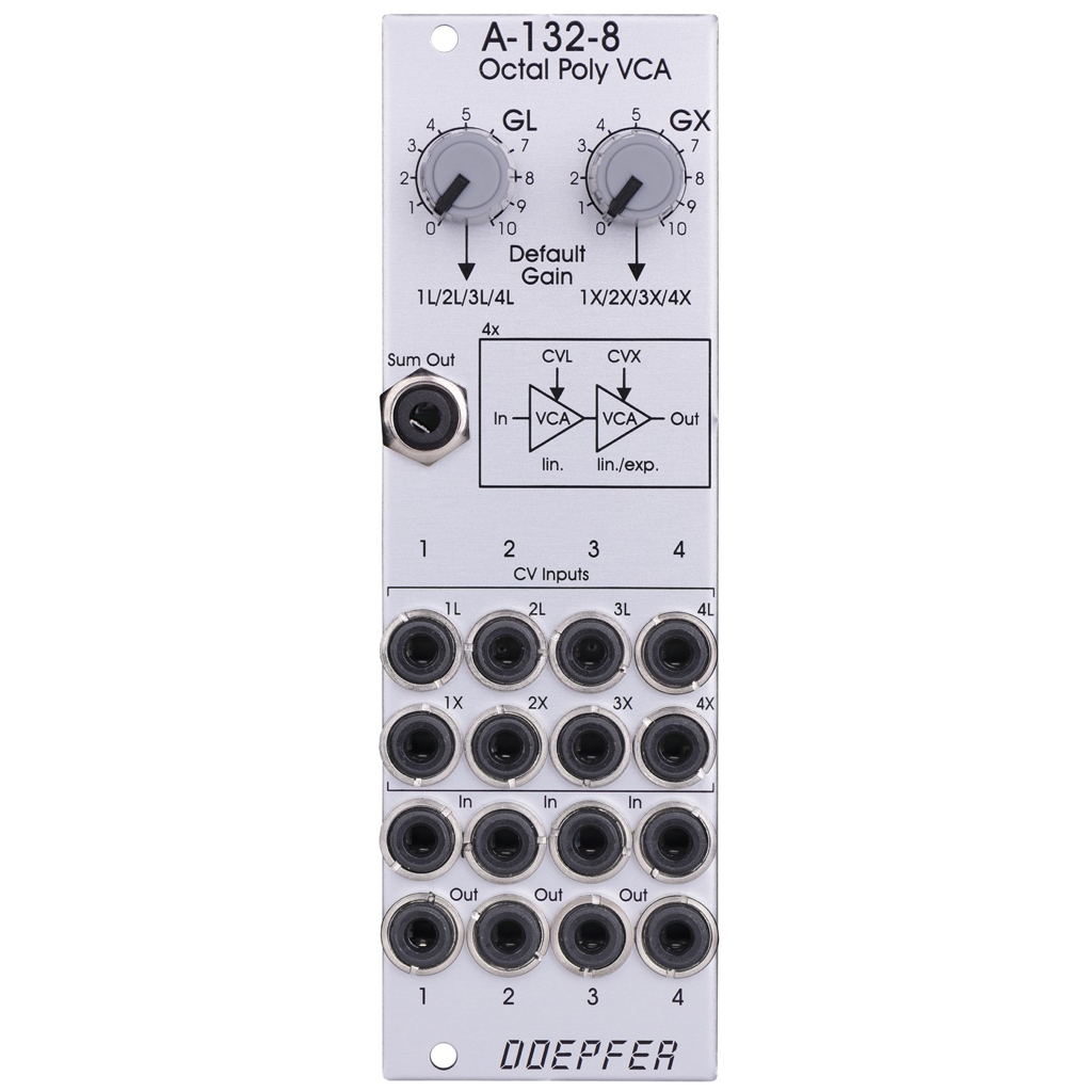 Doepfer A-132-8 Octal Poly VCA – Animato Audio