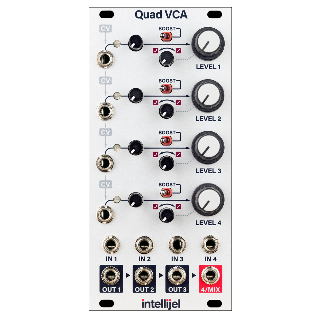 Intellijel Designs Quad VCA – Animato Audio