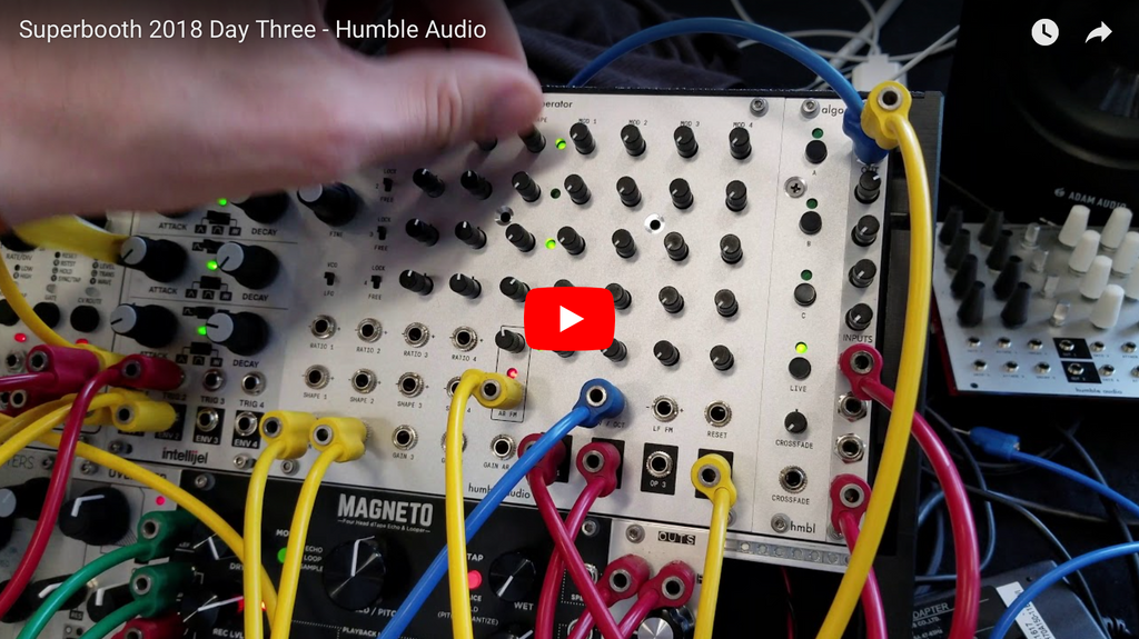 Superbooth 2018 Day Three - Humble Audio – Animato Audio