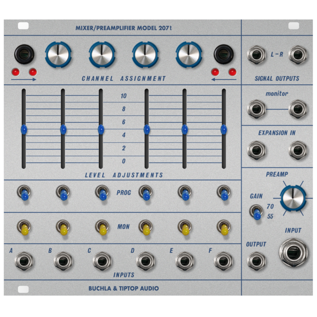 Mixer Preamplifier Model 207t – Animato Audio