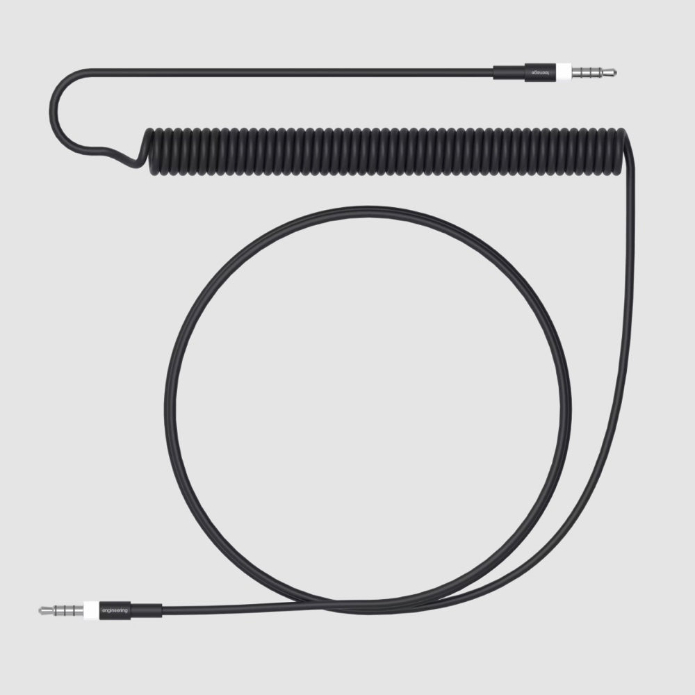 4-pole audio cable curly 1200 mm – Animato Audio