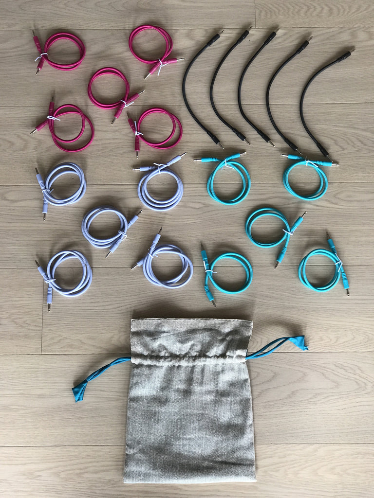 Bag of 20 Eurorack Patch Cables – Animato Audio