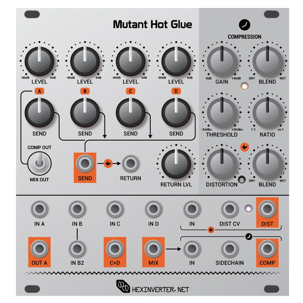 Hexinverter Mutant Hot Glue – Animato Audio